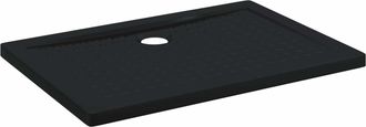 vidaXL Vassoio Base Doccia Con Punti 100 X 70 X 4 Cm Abs Nero Vidaxl