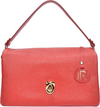 Isabella Rhea Rot Rindsledertasche