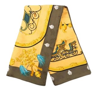 Herm&egrave;s Pre-owned Foulard en soie Plumes et Grelots - Femme - Pre-owned - Multicolore - Taille: ONE Size