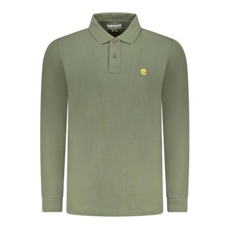 Timberland Polo Manches Longues - Homme - Tops - Vert - Taille: L