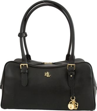 Ralph Lauren Femme, Sacs, Noir, Taille: ONE Size Marcy Large Zip Satchel