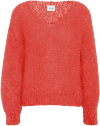 Americandreams Americandreams, Femme, Pulls, Rouge, Taille: 38 FR Milana LS Mohair Knit
