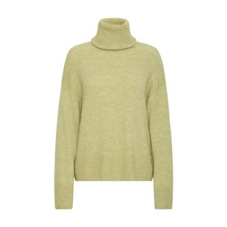 Ichi Rollkragenpullover - - Knitwear - Damen - Gr&uuml;n - L