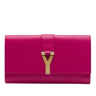 Saint Laurent Pre-owned Chyc Ligne Clutch - - Pre-owned - Damen - Rosa - ONE SIZE