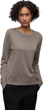 Street One Basic Pullover Mocha Glow Mel. 38