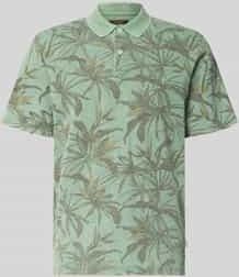 Premium by Jack & Jones Regular Fit Poloshirt mit floralem Allover-Print Modell Hawaii