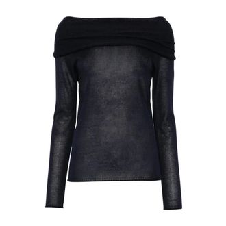 Roberto Collina Round-Neck Strickwaren - - Knitwear - Damen - Blau - S