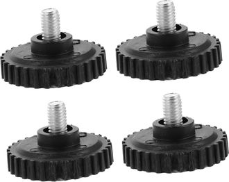 OSALADI 4 Stück Möbelgleiter Nivellierfüße Elektrische Waagenteile Möbelfüße Nivellierfüße Plattform Tischfüße Mit Gewinde Möbelgleiterschrauben Tisch