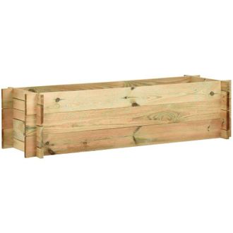 Les Tendances Jardini&egrave;re sur&eacute;lev&eacute;e de l&eacute;gumes Bois de pin impr&eacute;gn&eacute; 120 cm