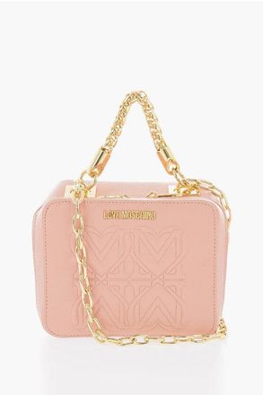 Moschino LOVE Faux Leather Bag with Chain Shoulder Strap size Unica