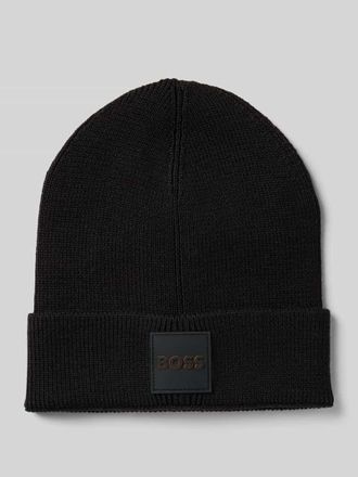 HUGO BOSS M&uuml;tze aus Woll-Mix Modell FOXXY