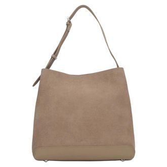 Estro & Luminara Femme, Sacs, Beige, Taille: ONE Size Sac bandouli&egrave;re en velours