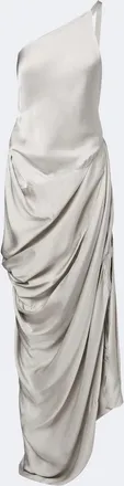 Vivienne Westwood One-Shoulder Maxikleid Glossa aus Satin