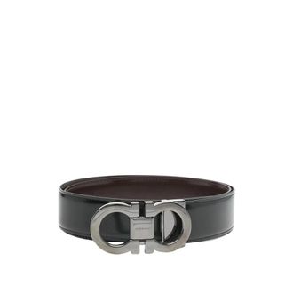 Ferragamo Gancini G&uuml;rtel mit Wendefunktion - - Accessories - Herren - Schwarzk - 115 CM