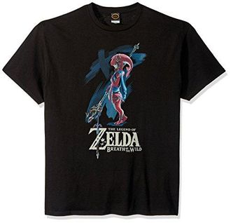 Nintendo Zelda Breath of The Wild Mipha Paint T-Shirt pour Homme - Noir - Taille L