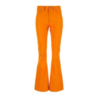 J.W.Anderson Orange Lederhose - - Trousers - Damen - Orange - XS