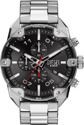 Diesel Uhr Spiked DZ4709 Silberfarben