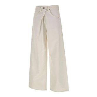 A Gold E Vana Fold Jean - - Jeans - Damen - Wei&szlig; - W29
