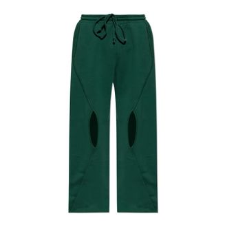 Dolce & Gabbana Homme, Pantalons, Vert, Taille: XL Pantalon de surv&ecirc;tement avec fentes d&eacute;coratives