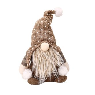 Garneck 1stück GNOME Puppe Mit Strickmütze Für Weihnachten Dekoration Für Festlichkeiten Langlebigem Material Bringt Freude Und Wärme Ihr Zuhause