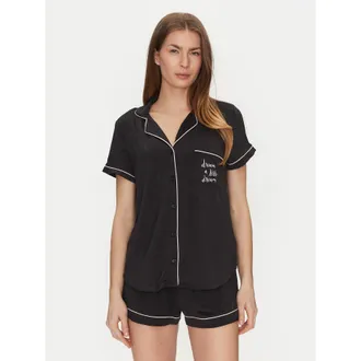 Kate Spade New York Pyjama KSI11506 Schwarz Regular Fit