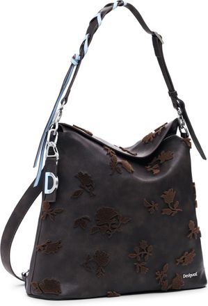 Desigual BACK_STENCIL FLOCADO, U, 6009 CHOCOLATE