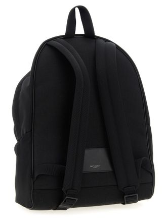 Saint Laurent Mens Black Polyamide Backpack