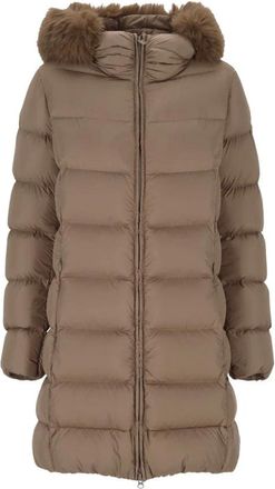 Colmar Femme, Manteaux, Brun, Taille: 36 FR Caption Down Jacket