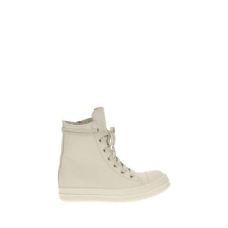 Rick Owens Leder High-Top Sneakers - - Shoes - Damen - Beige - 40 EU