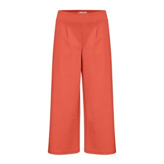 Ichi Ichi, Femme, Pantalons, Orange, Taille: 44 FR Wide Pantalons