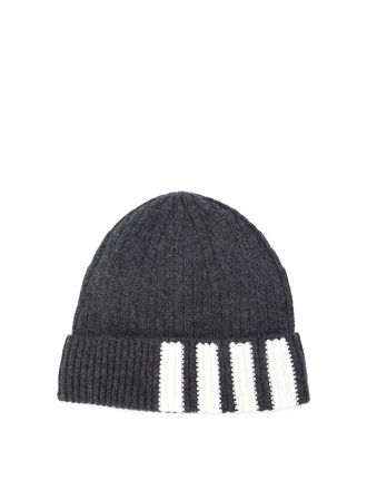 Thom Browne Bonnet - Gris Fonc&eacute;