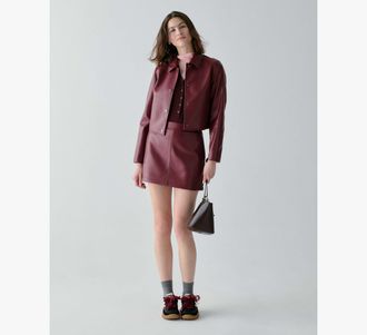 Kate Spade New York Minirock Aus Nappaleder-Imitat