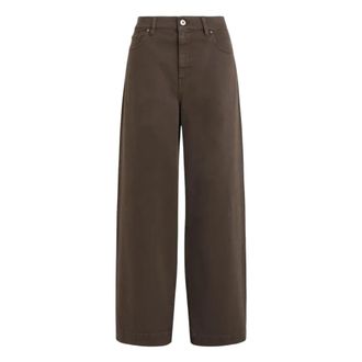P.A.R.O.S.H. Cuoricini Wide-Leg Jeans - - Jeans - Damen - Braun - XS