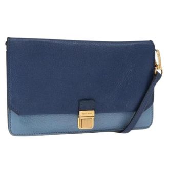 Miu Miu Pre-owned Leder-Schultertasche - - Pre-owned - Damen - Blau - ONE SIZE