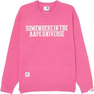 Aape By A Bathing Ape sweat à logo imprimé - Rose