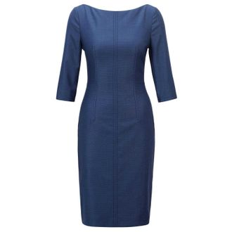 HUGO BOSS Dokos Freizeitkleid für Damen (Blau)