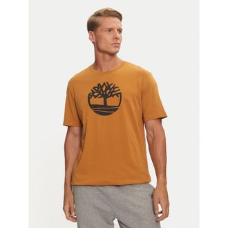 Timberland T-Shirt TB0A2C2R Braun Regular Fit