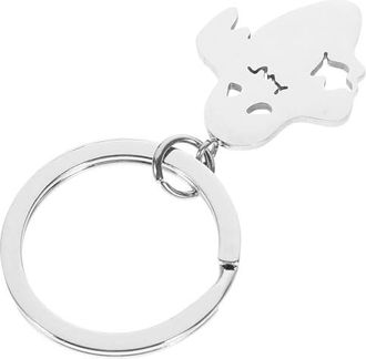 FOMIYES SUPVOX Porte-Cl&eacute;s Fant&ocirc;me en M&eacute;tal Pendentif Suspendu Accessoires pour Paquet &agrave; Dos &Eacute;l&egrave;ve en Acier Inoxydable D&eacute;coration