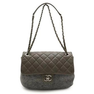 Chanel Pre-owned Vintage Schultertasche - - Pre-owned - Damen - Gr&uuml;n - ONE SIZE
