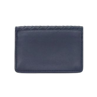 Bottega Veneta Porte-cartes Pre-owned - Femme - Pre-owned - Bleu - Taille: ONE Size