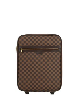 Louis Vuitton 2009 Damier Ebene Pegase Reisetasche 45cm - Braun