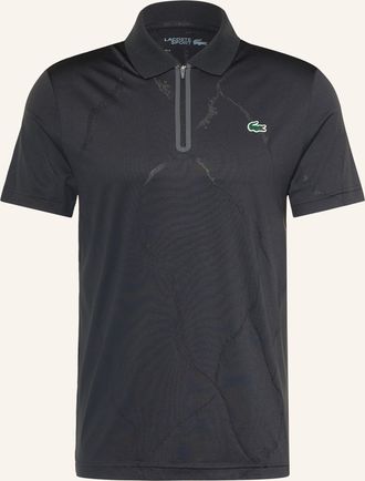 Lacoste Funktions-Poloshirt Slim Fit schwarz