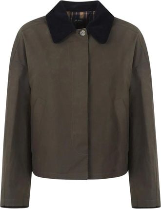 A.P.C. A.p.c., Damen, Jacken, Gr&uuml;n, XSGr&ouml;&szlig;e
