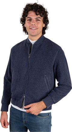 Circolo 1901 Homme, Vestes, Bleu, Taille: XL Veste Bomber Zipp&eacute;e