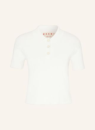 Marni Marni Strick-Poloshirt weiss