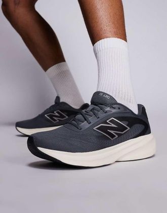 New Balance 680 - Baskets de course - Gris fonc&eacute;