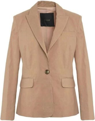 Pinko Pinko, Femme, Vestes, Beige, Taille: 42 FR Freda Blazer