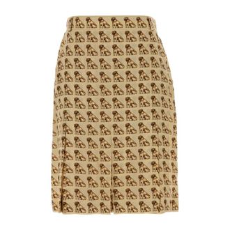 Valentino Garavani Femme, Jupes, Multicolore, Taille: 38 FR Printed Crepe Skirt