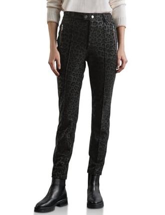 Street One A378377 Style York HW_Coating Print, Noir, 40W / 30L Femmes