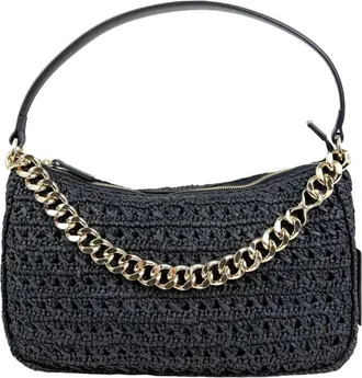 Twinset Femme, Sacs, Noir, Taille: ONE Size Liliane Eff Crochet C/Chain Shoulder Bag